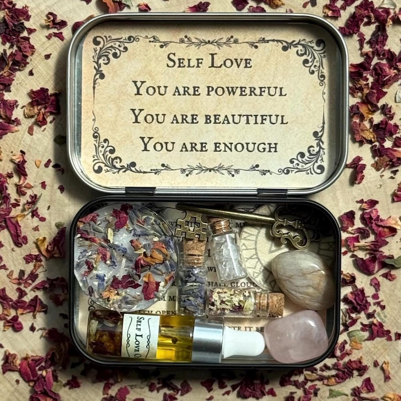Self Love Witch Tin • Self Care Witchcraft Tin • Altar Tin • Self Love ...