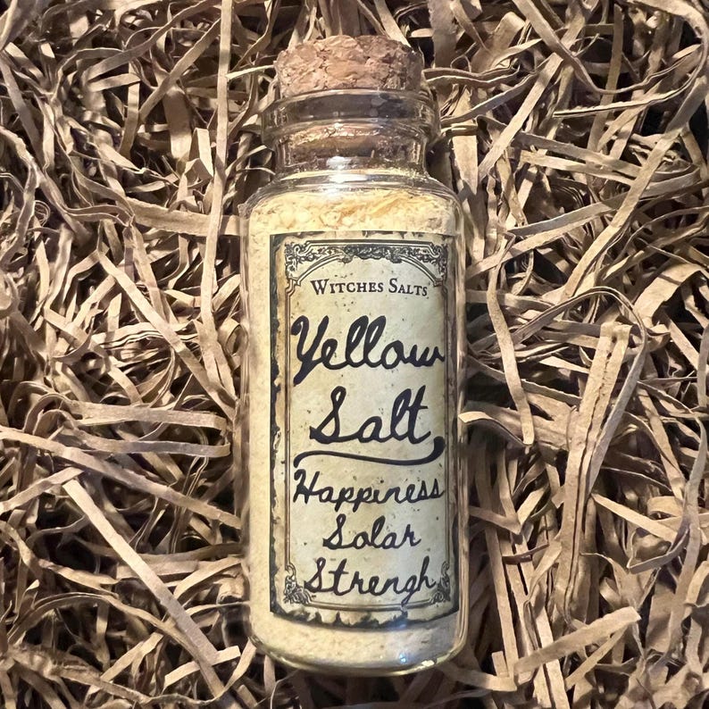 Witchcraft Salt Set • Black Salt • Apothecary • Altar Supplies • Baby ...