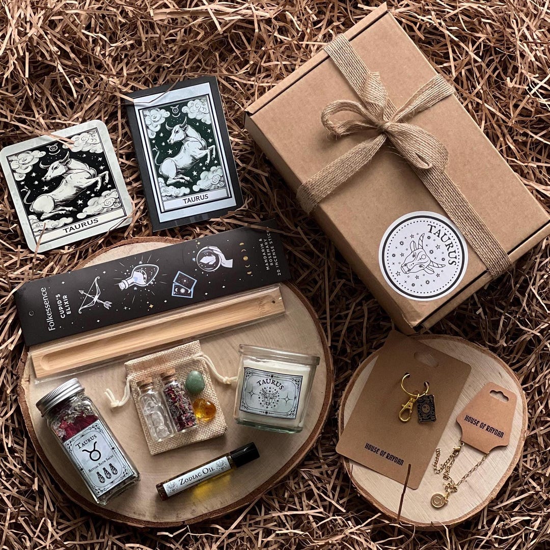 Taurus Gift Box • Zodiac Gift Box • Taurus • Star Sign Gift Box ...