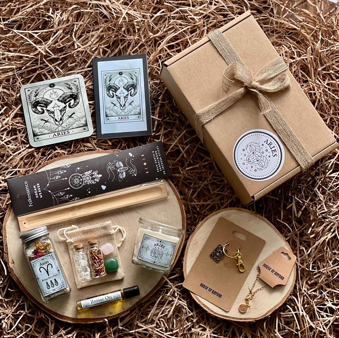 Aries Gift Box • Zodiac Gift Box • Aries • Star Sign Gift Box ...