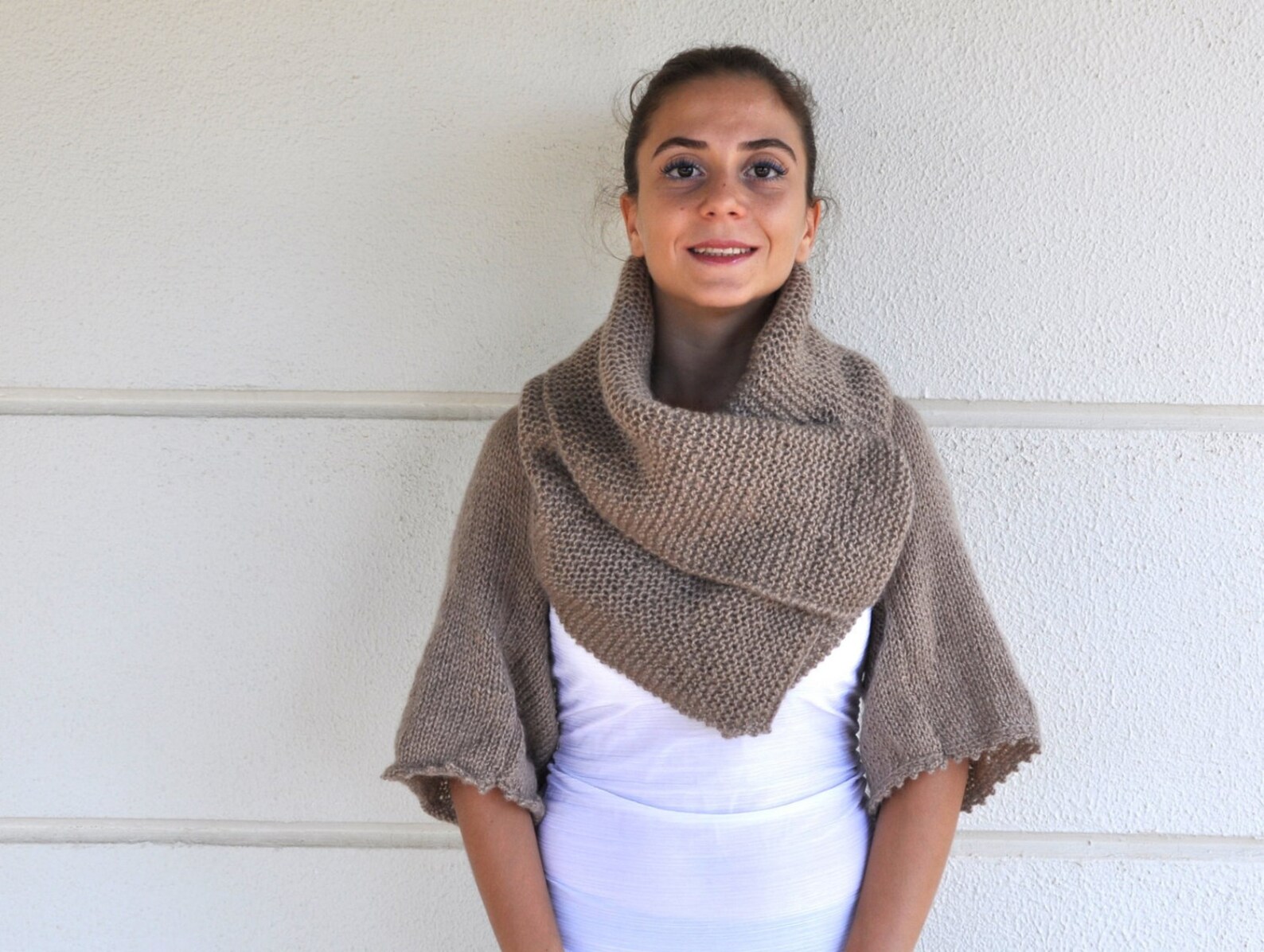 Knitting Sweater Cardigan Jacket Tunic Chunky Sweater Wrap Sweater ...