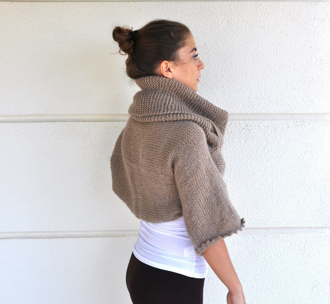 Knitting Sweater Cardigan Jacket Tunic Chunky Sweater Wrap Sweater ...