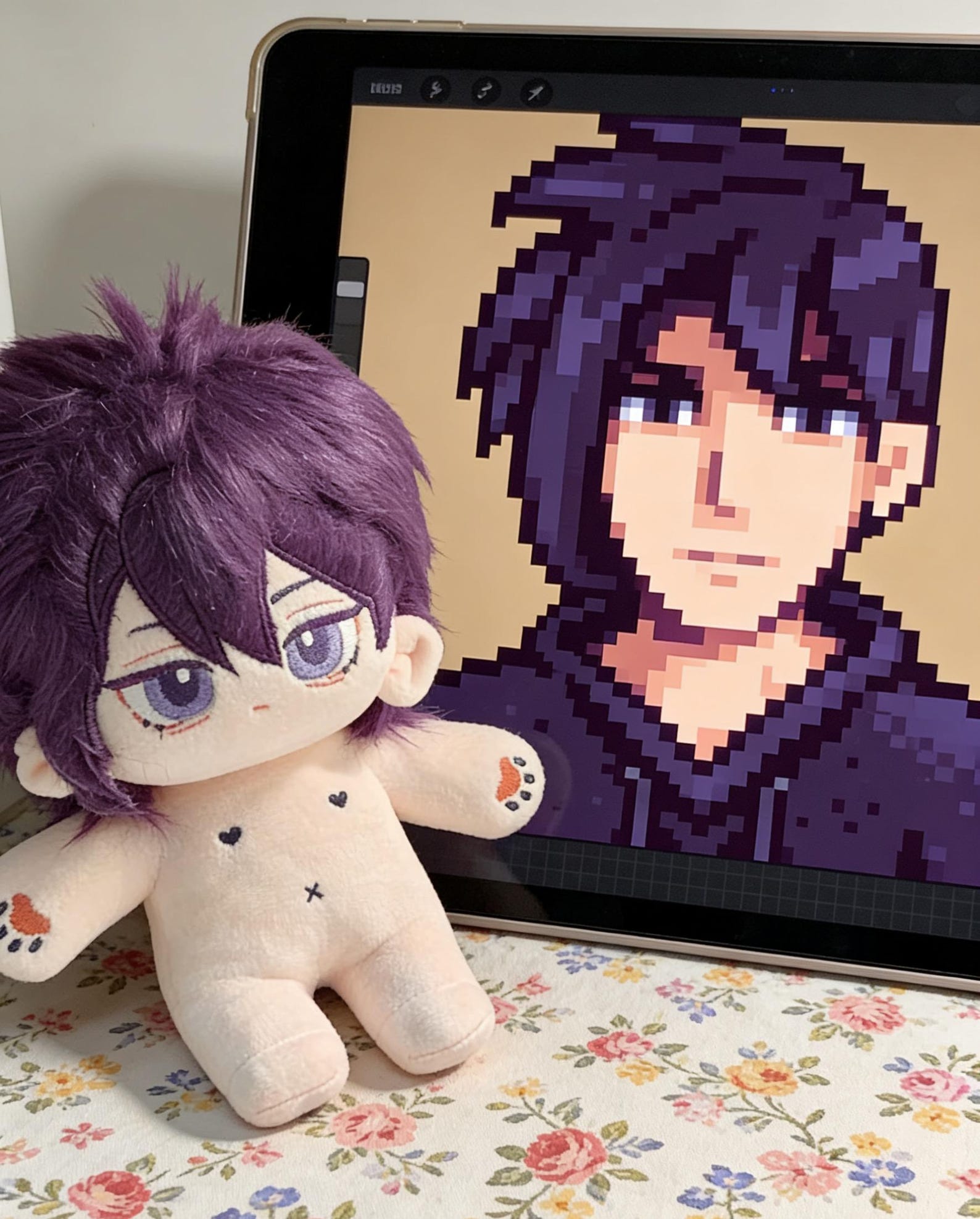 Sebastian Stardew Valley Plush Doll – Poseable 20cm Chibi Fan Merch - Etsy