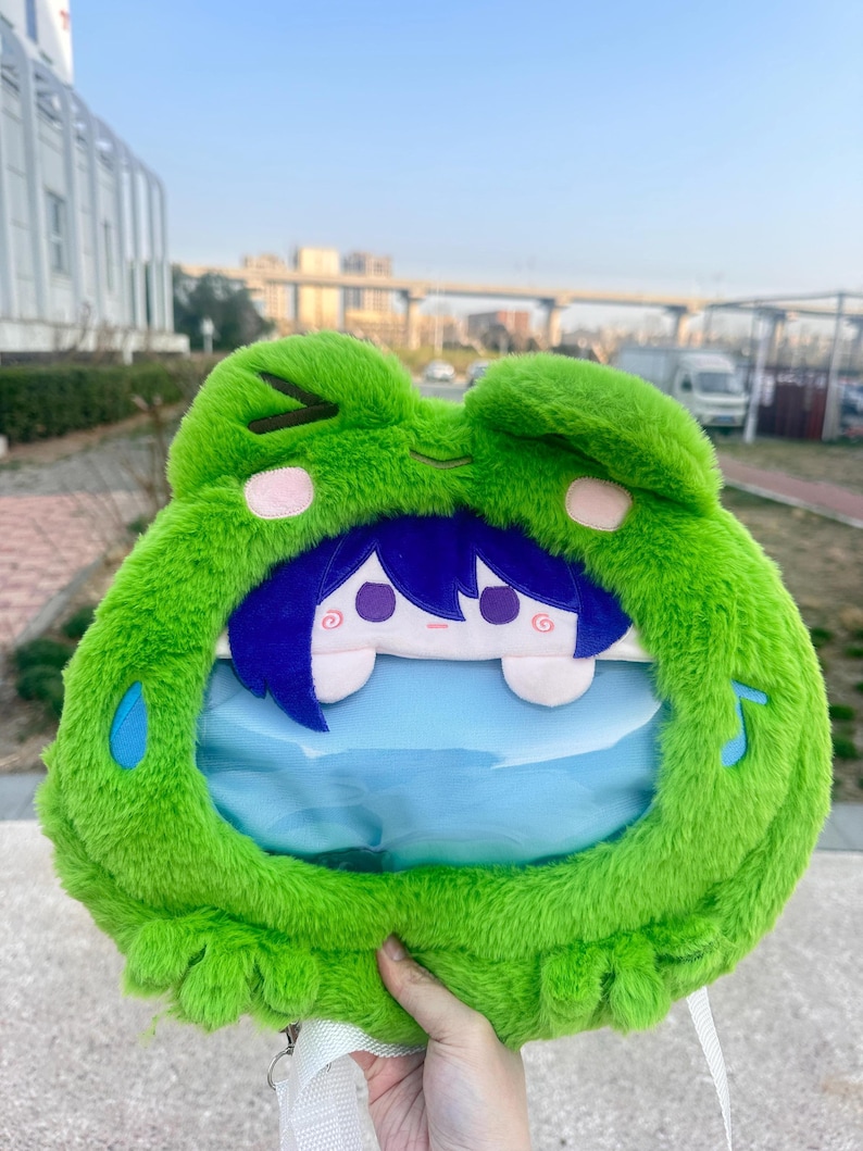 Stardew Valley Sebastian Frog Plush Ita Bag Set, Chibi Fan Art Pins ...