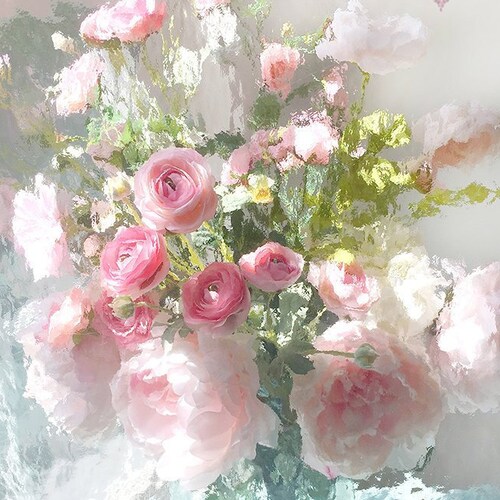 Flower Photography Paris Flower Prints Shabby Chic Decor - Etsy