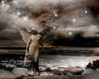 Surreal Angel Art - Etsy