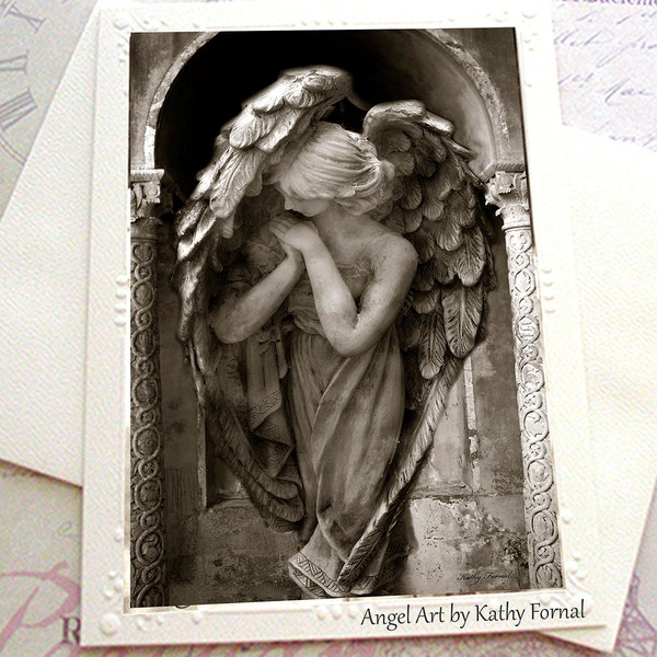 Angel Greeting Card - Etsy