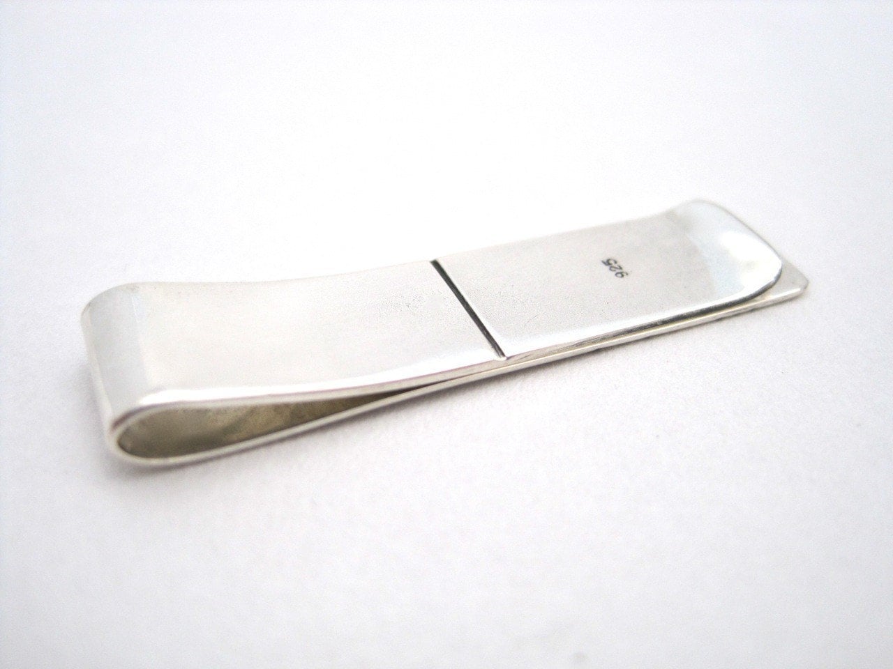 Barcode Tie Bar — Modern Sterling Silver Minimalist Tie Clip - Etsy