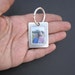 Photo Key Ring Sterling Silver Picture Frame Key Chain - Etsy