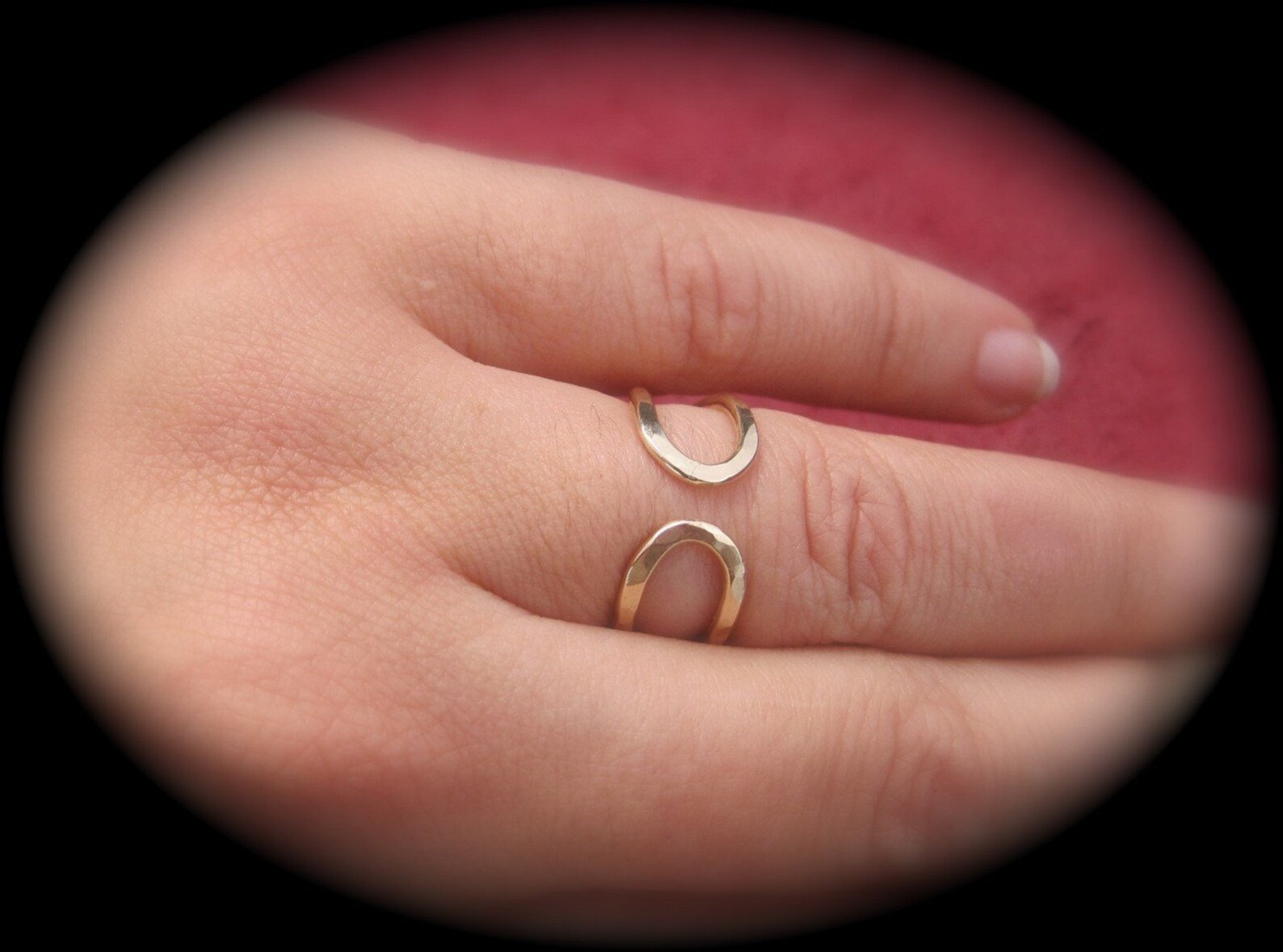 Infinity Ring (narrow) - Solid 14k Yellow Gold Wedding Band - Etsy