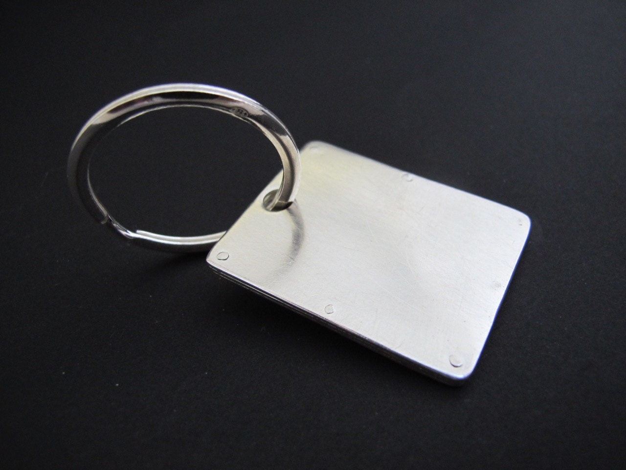 Photo Key Ring — Sterling Silver Picture Frame Key Chain - Etsy