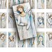 Digital Paper / Scrapbook Paper / 12x12 / Foral Paper / Shabby ...