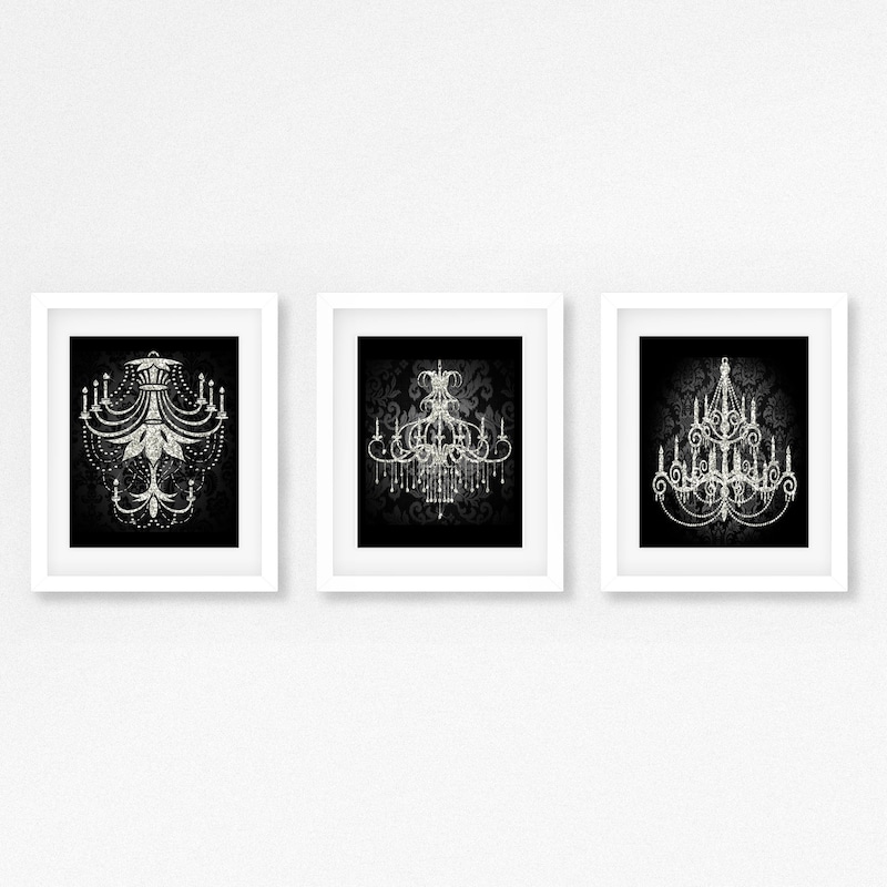 Chandelier Print - Etsy