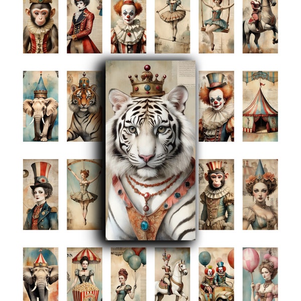 Circus Characters - Etsy