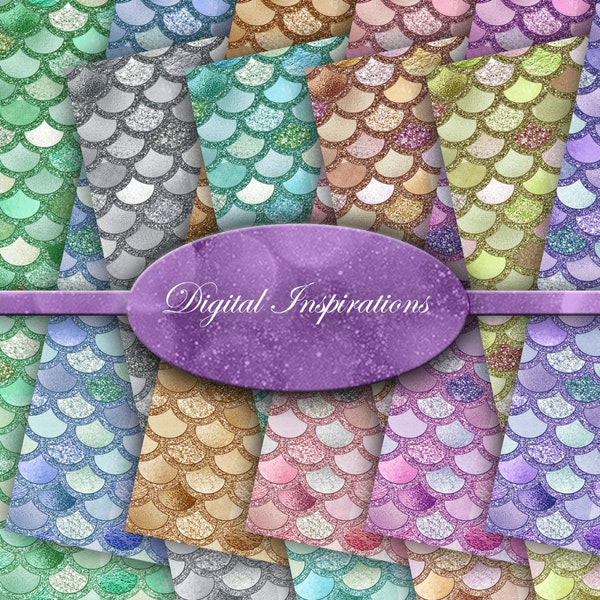 Mermaid Scales - Etsy