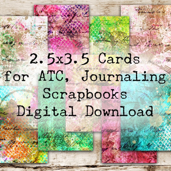 Background Atc - Etsy