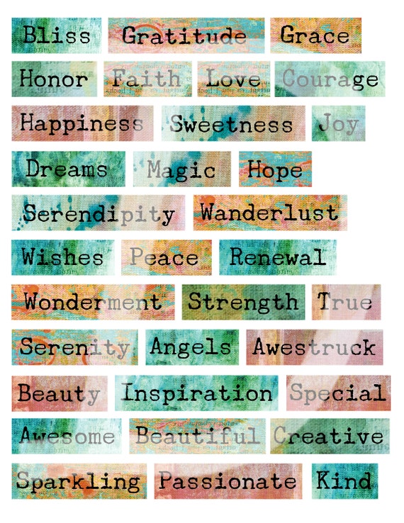Positive Language Words