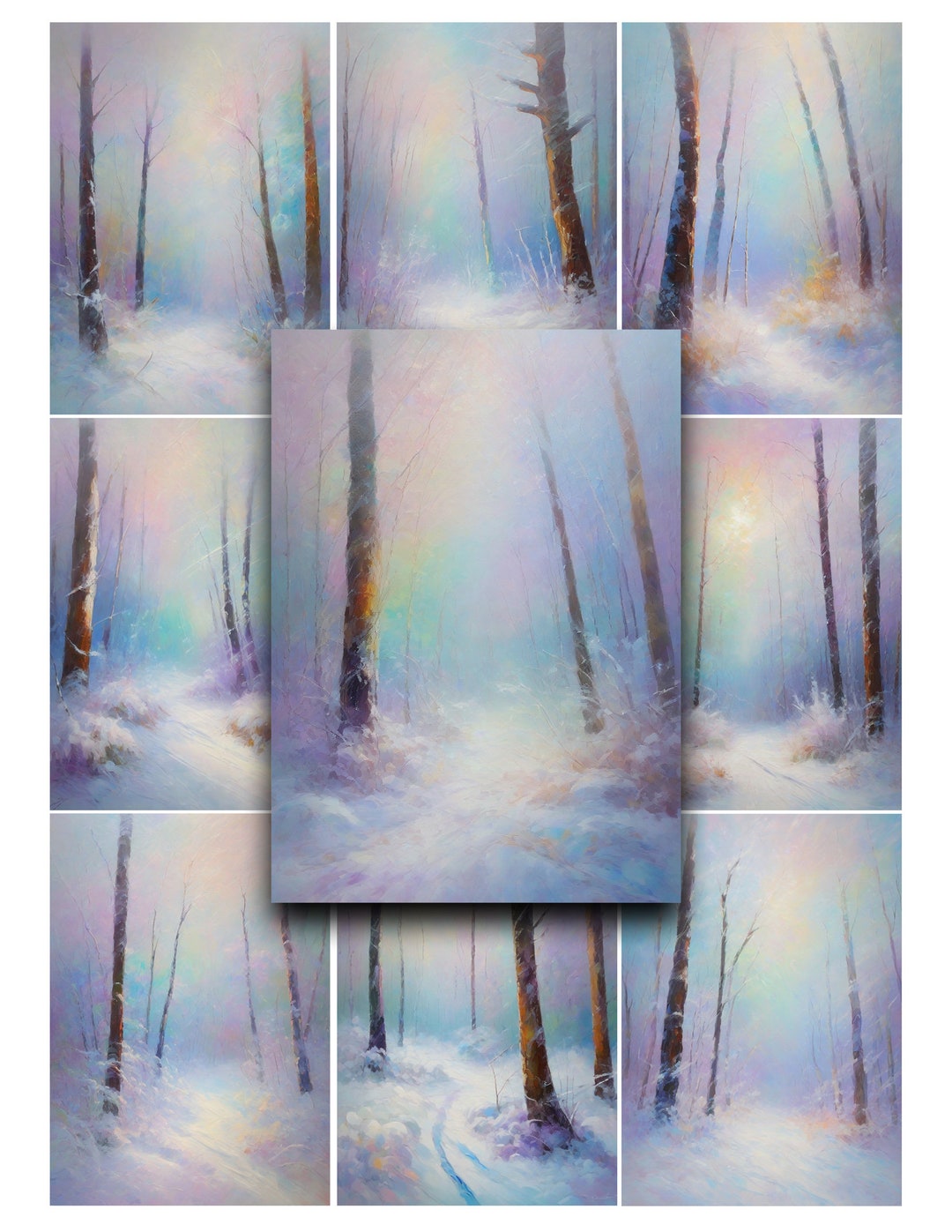 Blizzard, Snow, Textures, Backgrounds, ATC, Junk Journals, Scrapbooking ...