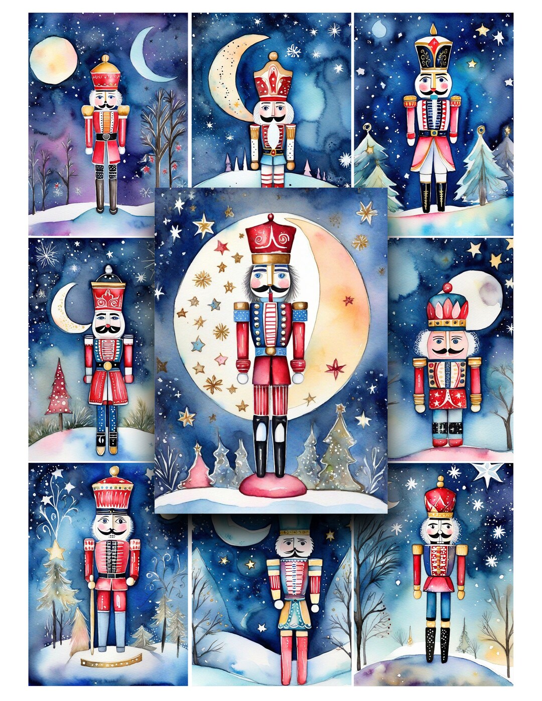 Journal Supplies, Junk Journals, Nutcrackers, Christmas Graphics, Card ...