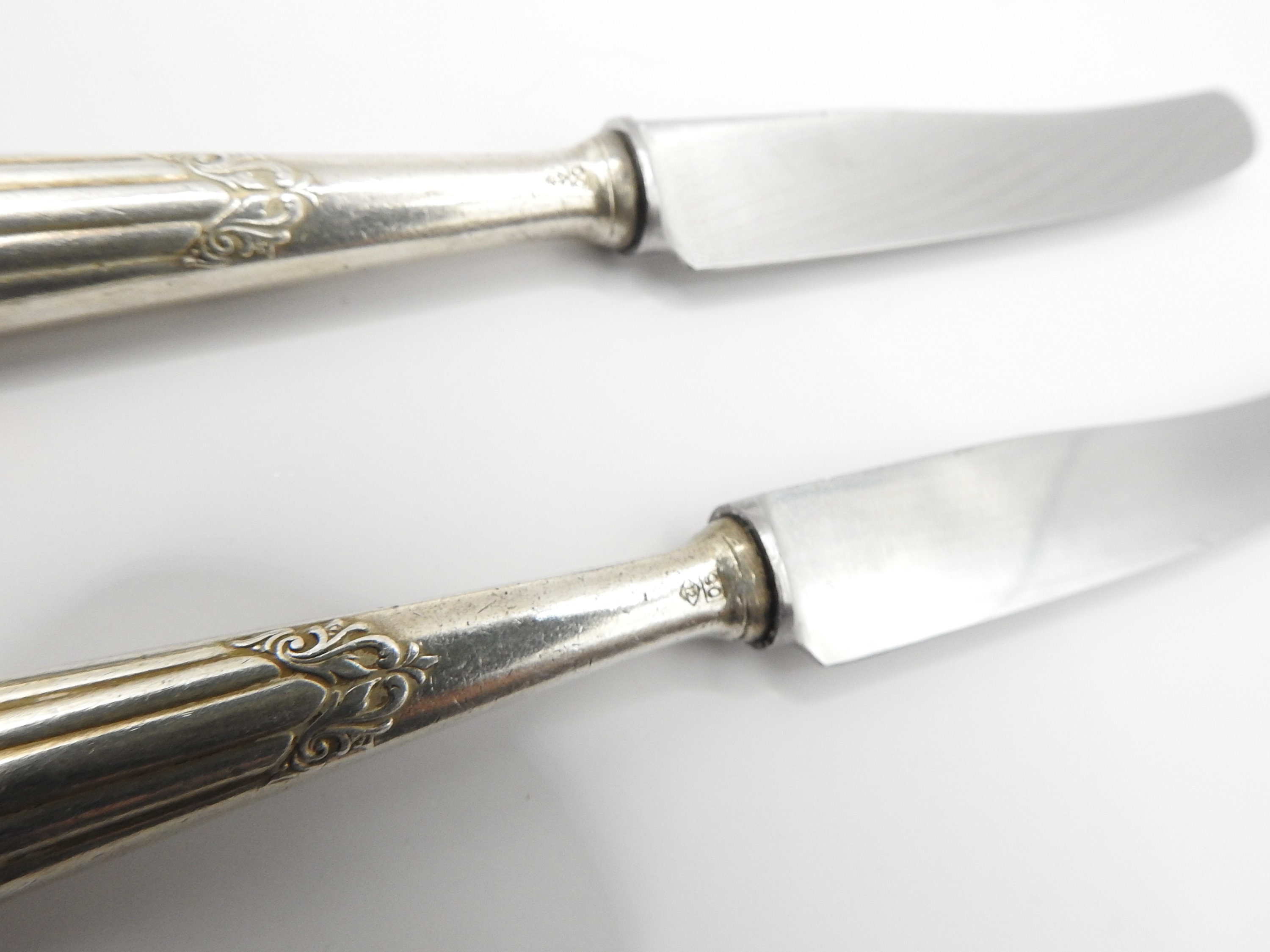 WMF Silver Plated Art Deco Butter Knives: Vintage Nirosta Pair - Etsy