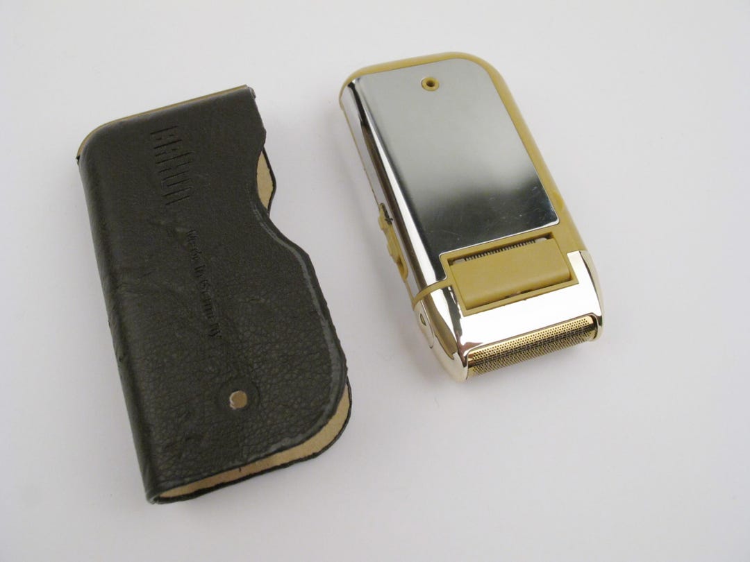 Vintage Braun Shaver Made in Germany 1960s 1970s With Leather Case ...