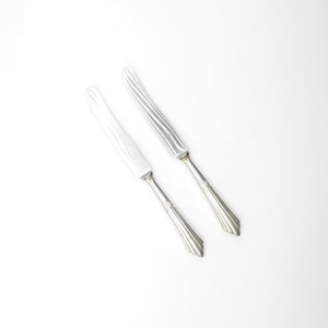 WMF Silver Plated Art Deco Butter Knives: Vintage Nirosta Pair - Etsy