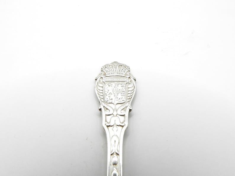 Noord Holland Dutch Souvenir Spoon | Crown Hallmark AH Silver Plate ...