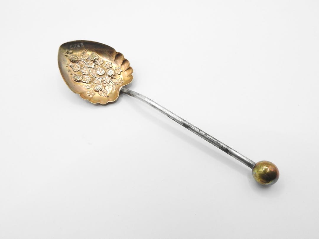 Victorian Vintage Berry Spoon EPNS Silver Plated Collectible ...