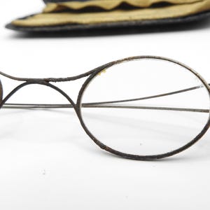 Antique Optical Glasses With Case 1910s 1920s Optometrist Collectible ...