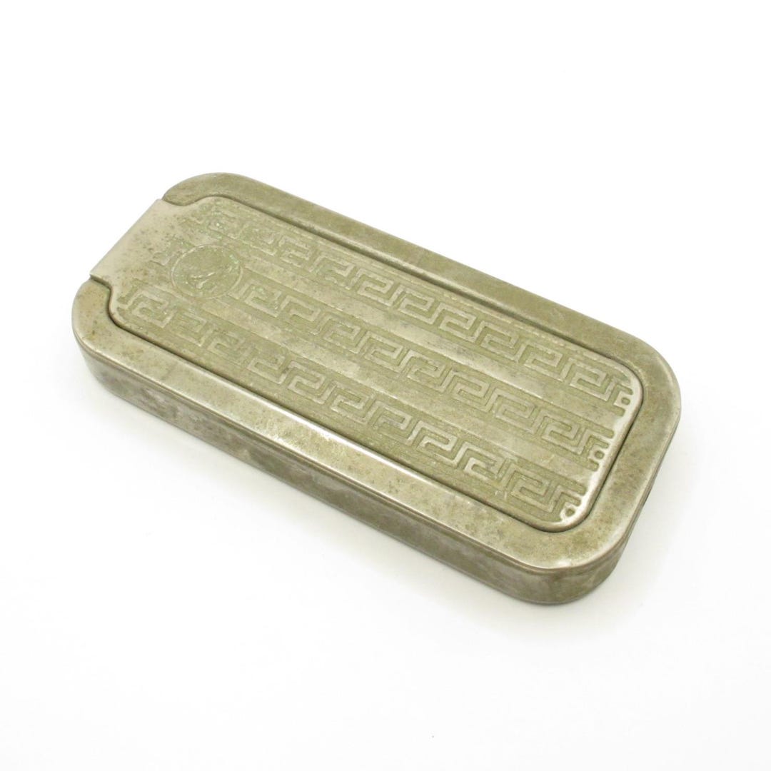 Antique Rolls Razor: Tarnished Silver-plated Shaving Kit, Sheffield ...