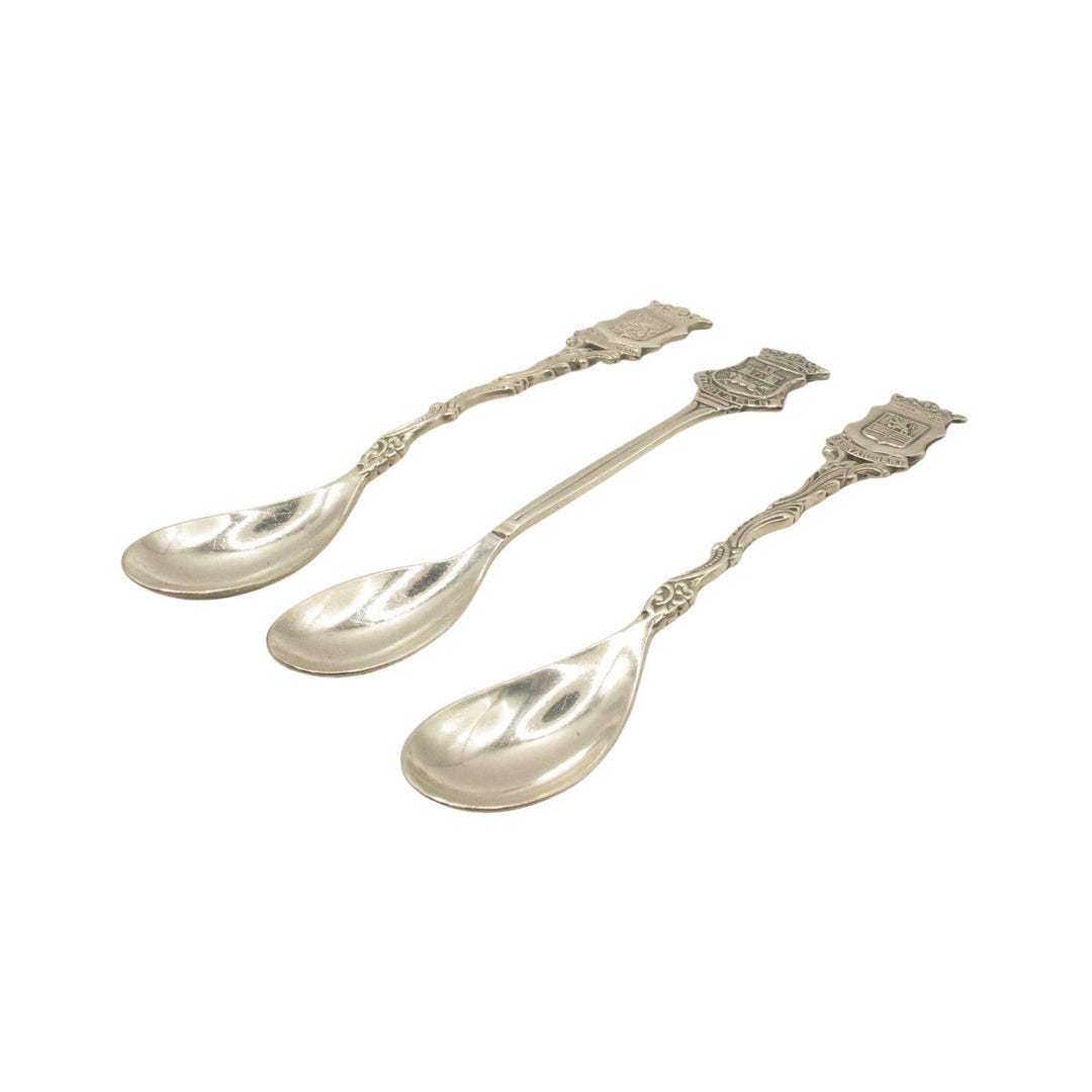 Dutch Silver Plated Souvenir Spoons: Gero & Sola, 1960s, Set of 3 - Etsy