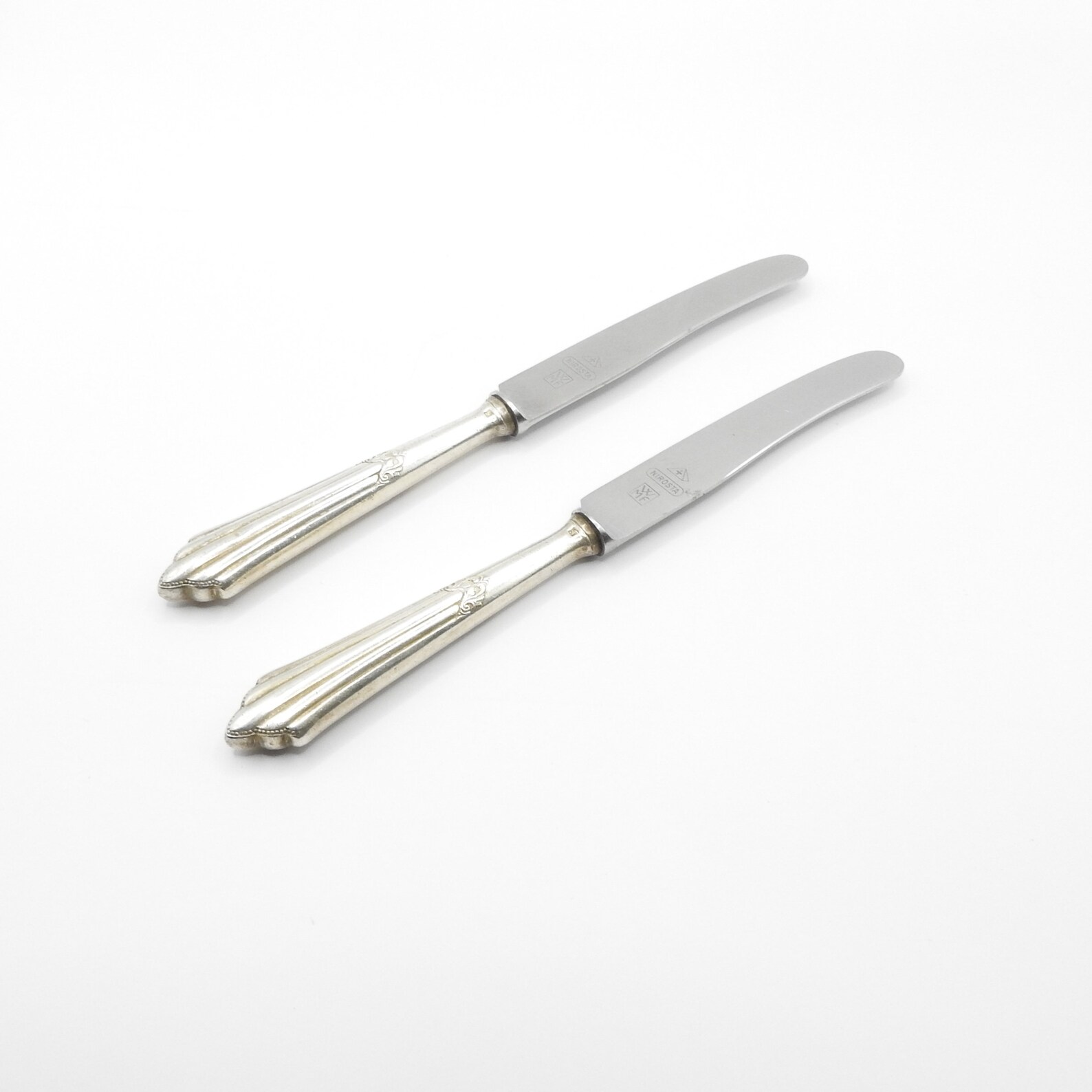 WMF Silver Plated Art Deco Butter Knives: Vintage Nirosta Pair - Etsy