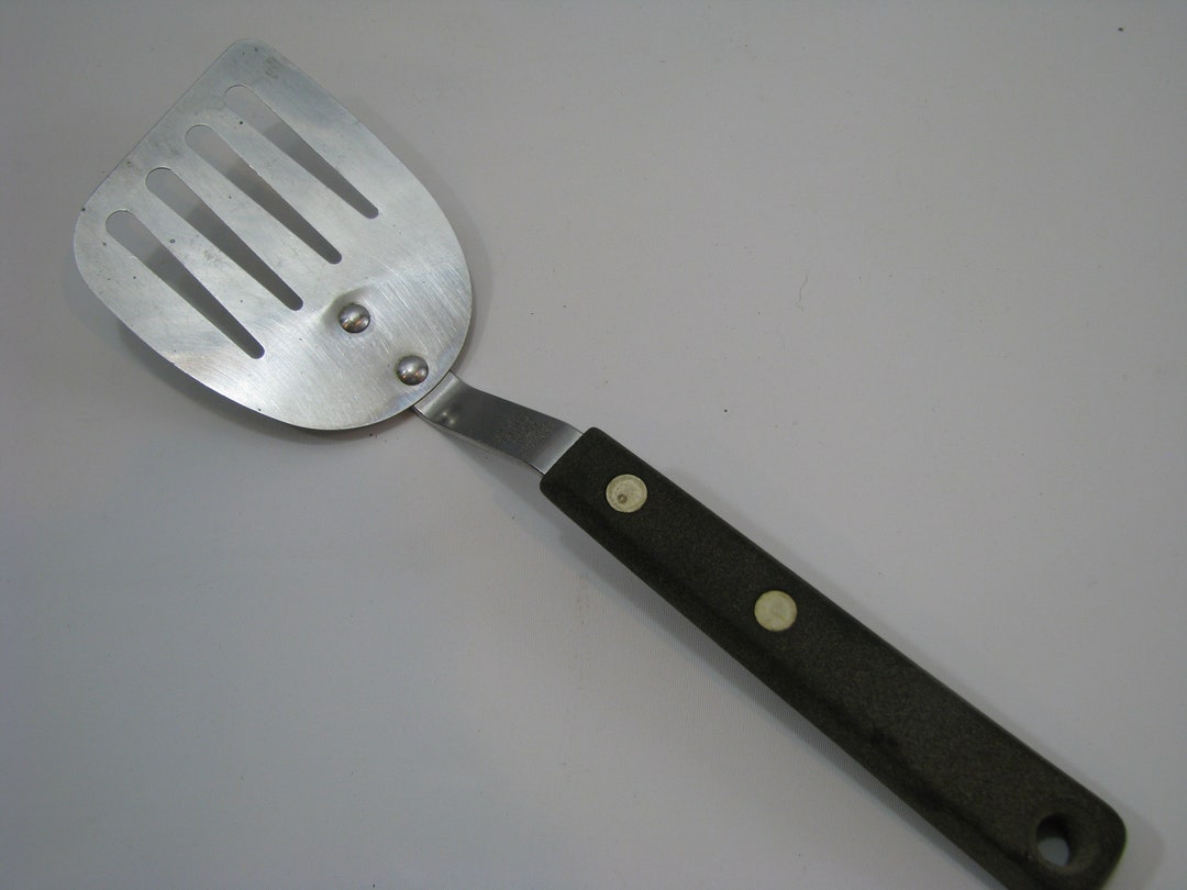 Vintage Ekco Forge Short Angled Slotted Spatula Stainless Steel With ...