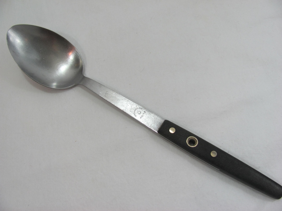 Vintage Ekco Flint Arrowhead Basting Serving Spoon Stainless Steel ...