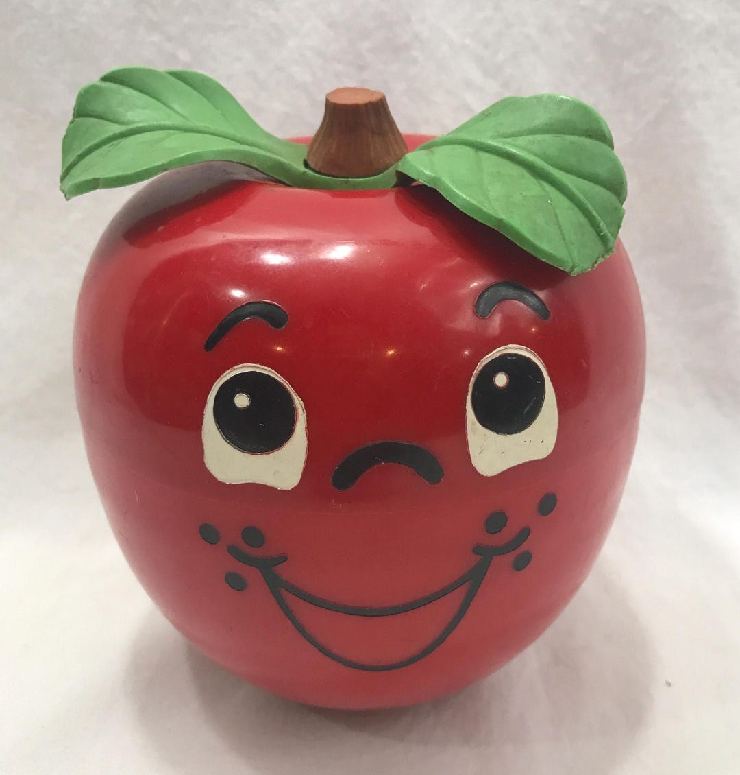 Vintage Fisher Price Happy Apple Roly Poly Chime Toy - Etsy