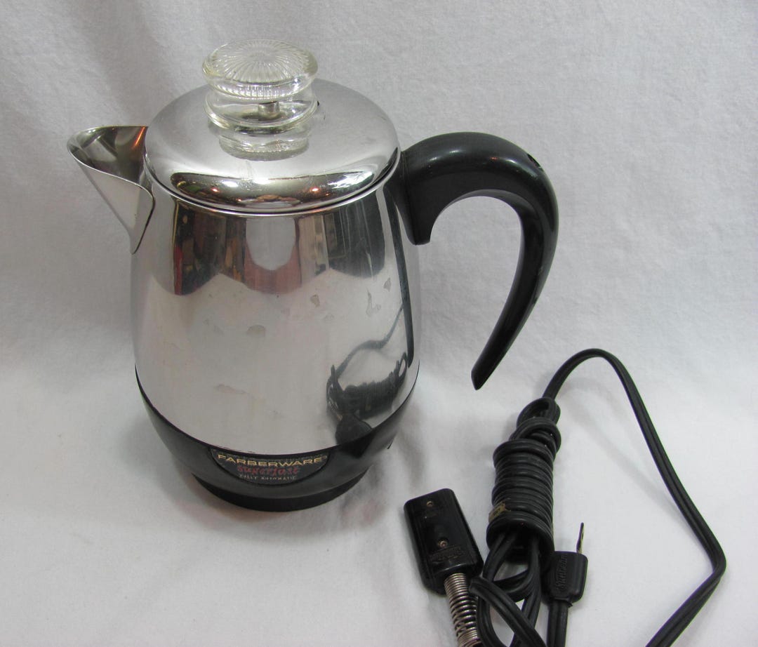 Vintage Farberware Superfast 2-4 Cup Coffee Maker Pot Percolator 134 ...