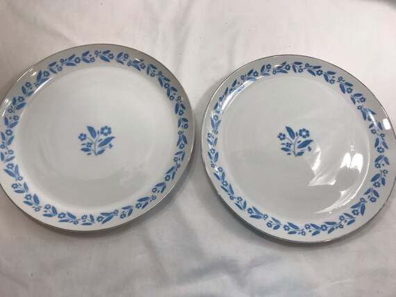 2 Vintage Symphony in Blue Fine China Household Japan 10 | Etsy