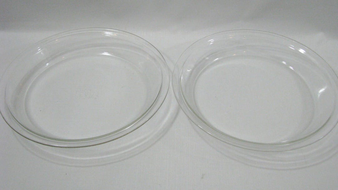 2 Vintage Pyrex Clear Glass 209 9" Pie Plates Dish - Etsy