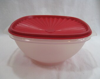 Red Tupperware Bowl - Etsy