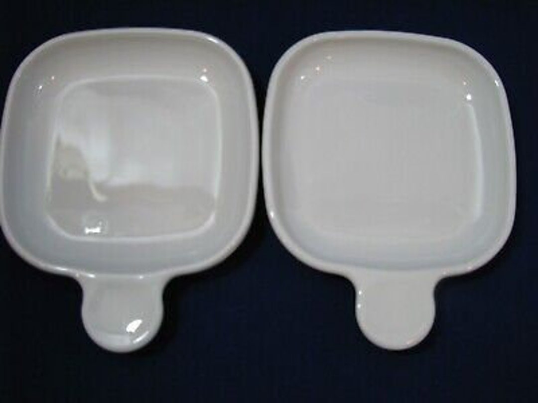 2 Vintage Corning Ware P-1875-B Grab It Square Luncheon Plate - Etsy
