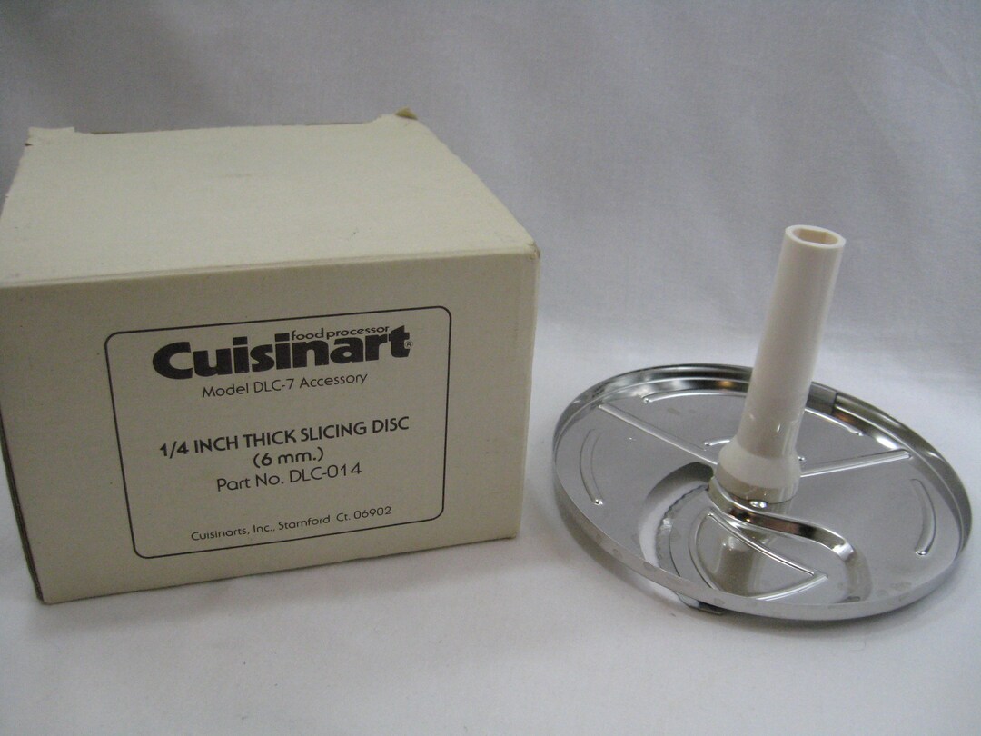 Cuisinart DLC-7 Accessory DLC-014 1/4 Thick Slicing Disc S 6 MM Food ...