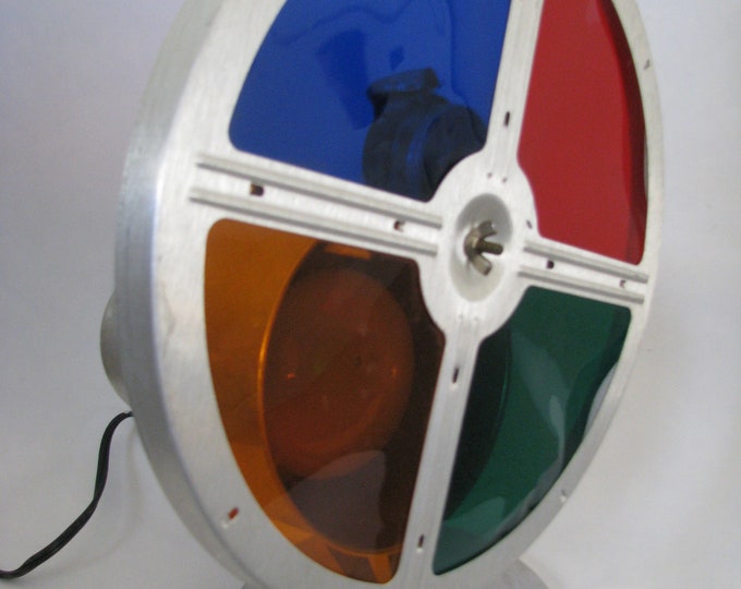 Vintage Spartus Rotating Color Wheel Aluminum Christmas Tree - Etsy