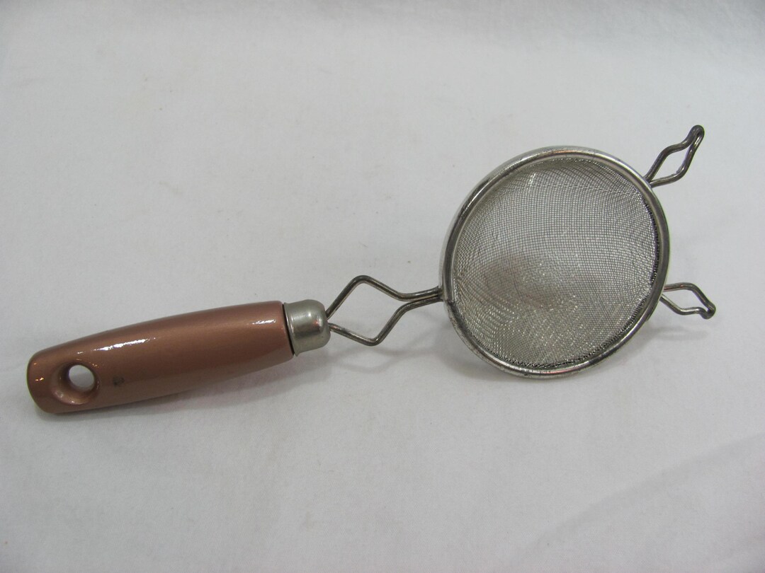 Vintage Ekco Wire Sieve Sifter Coppertone - Etsy