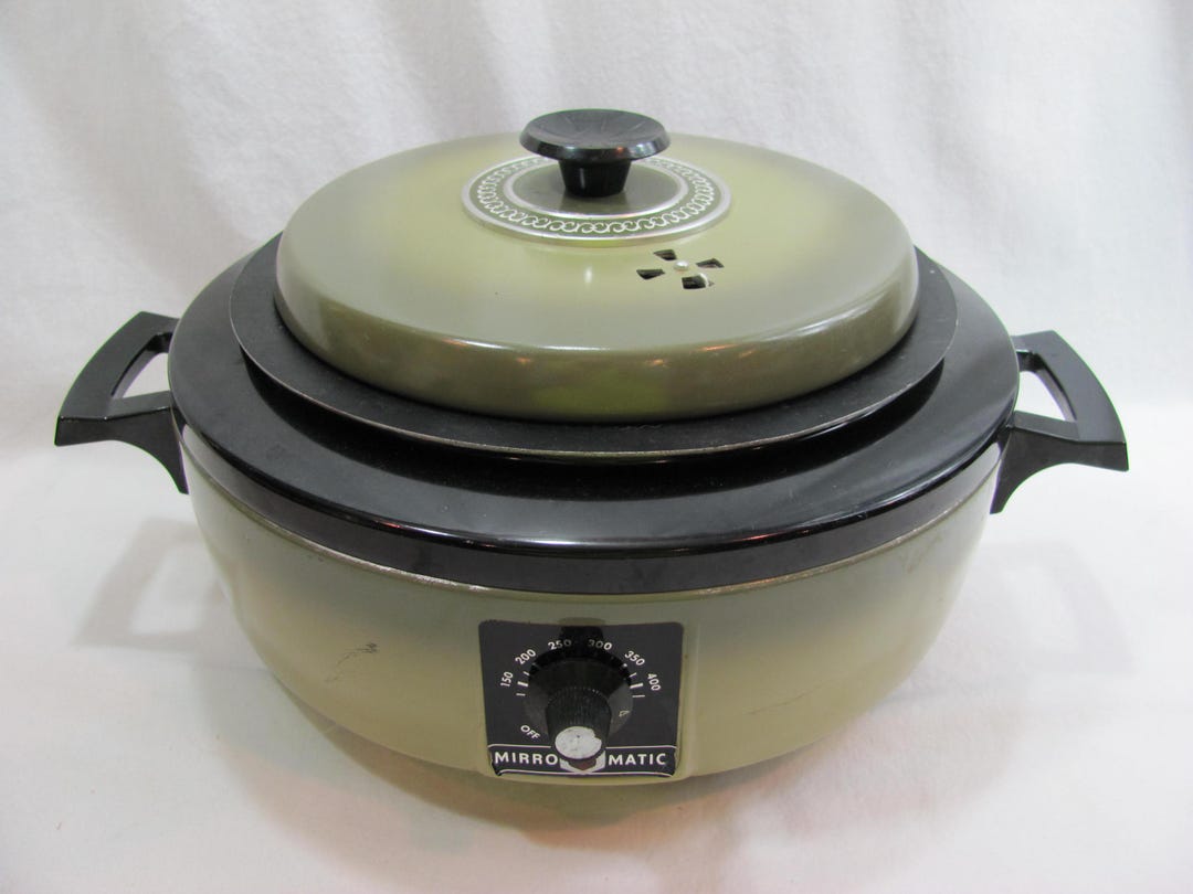 Vintage Mirro Matic Electric Casserole Avocado Green M-0341-58 - Etsy