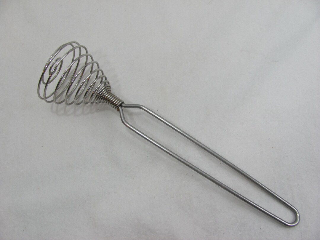 Vintage Wire Spring Coil Whisk Egg Beater 9 - Etsy