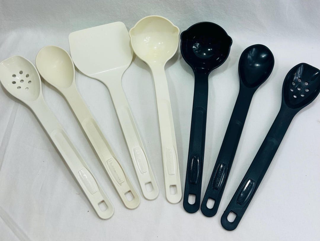 CHOOSE 1 Vintage Rubbermaid Nylon Plastic Cooking Serving Utensil Spoon ...