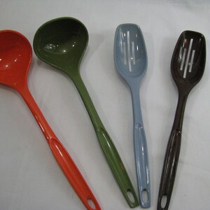 CHOOSE Vintage Foley Plastic Cooking Utensils Spoon Spatula Masher ...