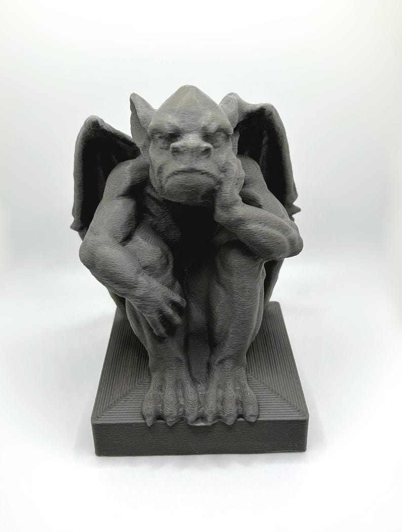 The Pondering Gargoyle Mailbox Post Cap - Etsy