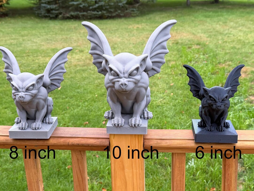 Mailbox Post Gargoyle - Etsy