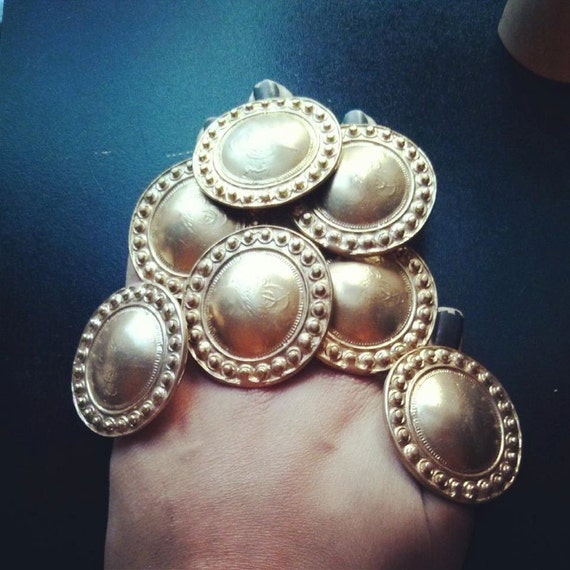 Items similar to SALE Circle Shield Armor Ring on Etsy